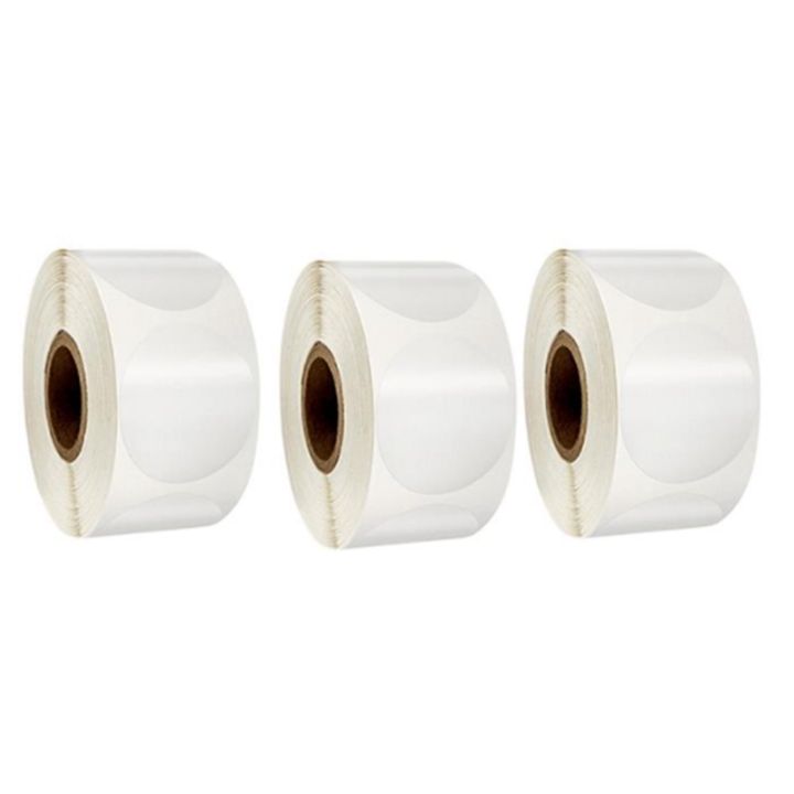 Transparent Sealing Sticker PVC Plastic Label 500Pcs Per Roll 3Roll ...