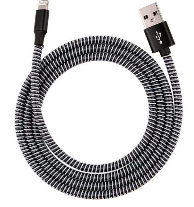 Mobile Charger Cable Protector / Headphone Wire Protector- 1.6m (Colour ...