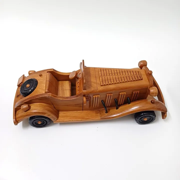 Hand Carved Wooden Car For Decor | Daraz.com.np