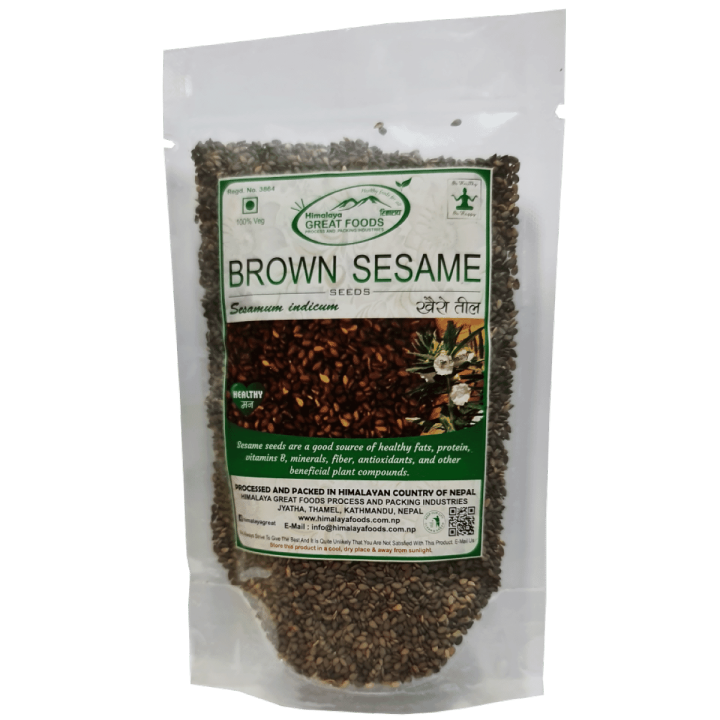Himalaya Great Foods Brown Sesame Seeds ( khairo Til ) - 200gm | Daraz ...