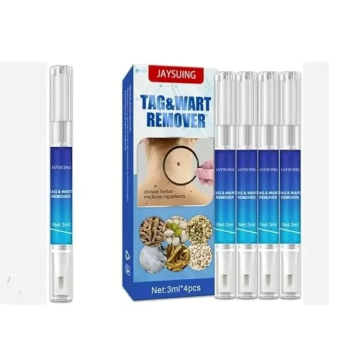Pack Of 4 Skin Tag Remover Pen Natural Mole Nevus Wart Skin Tag By ...