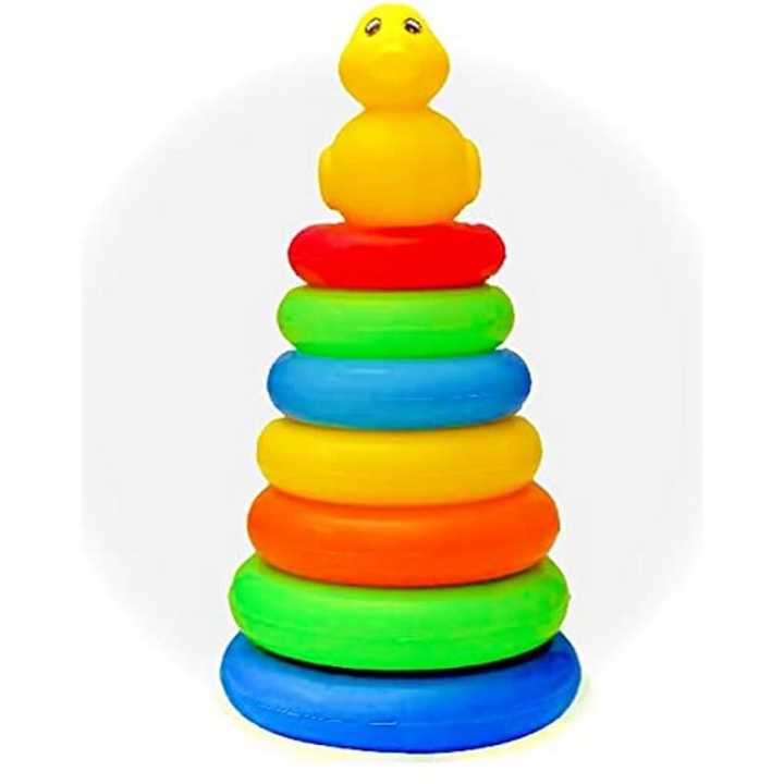 Storio Educational Learning Stacking Multicolor 7 Ring Baby Toy For ...