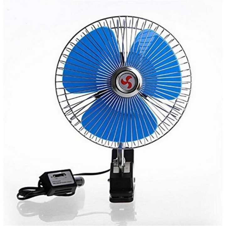 6 Inch 12V Dc Battery Clip And Screw Fan - Auto Rotation | Daraz.com.np