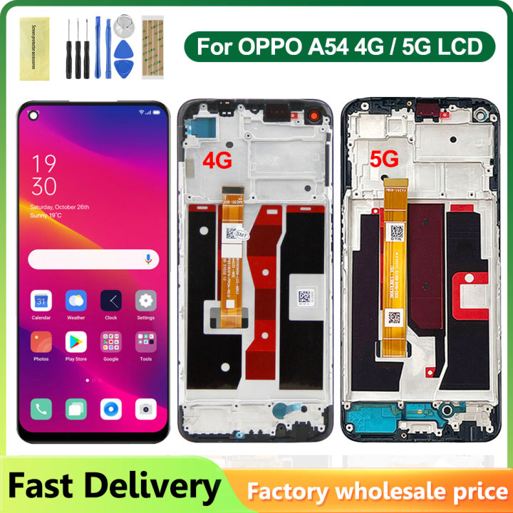 HOT For OPPO A54 4G CPH2239 LCD Display Touch Screen Digitizer Assembly ...