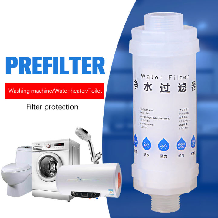 Pre-Filter Water Filter PP Cotton Filter Purifier Shower Washing ...