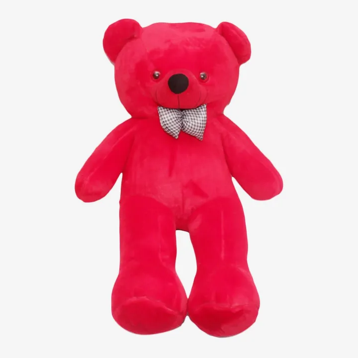 Red Cute Teddy Bear Made By Chinese Raw Material 4Ft | Daraz.com.np