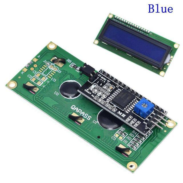1PCS/lot LCD module Blue Green screen IIC/I2C 1602 for arduino 1602 LCD ...