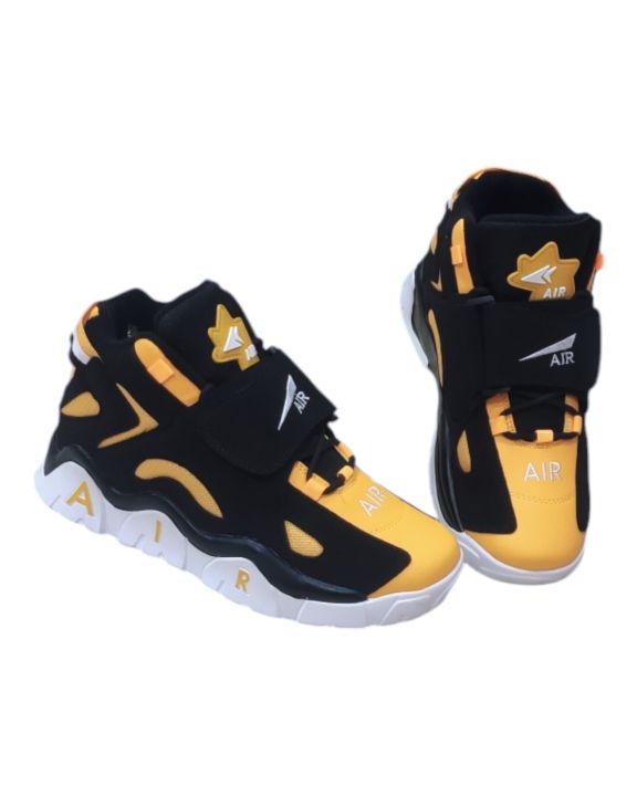 Black Yellow Breathable Running Shoes For Men (H7-J8) | Daraz.com.np
