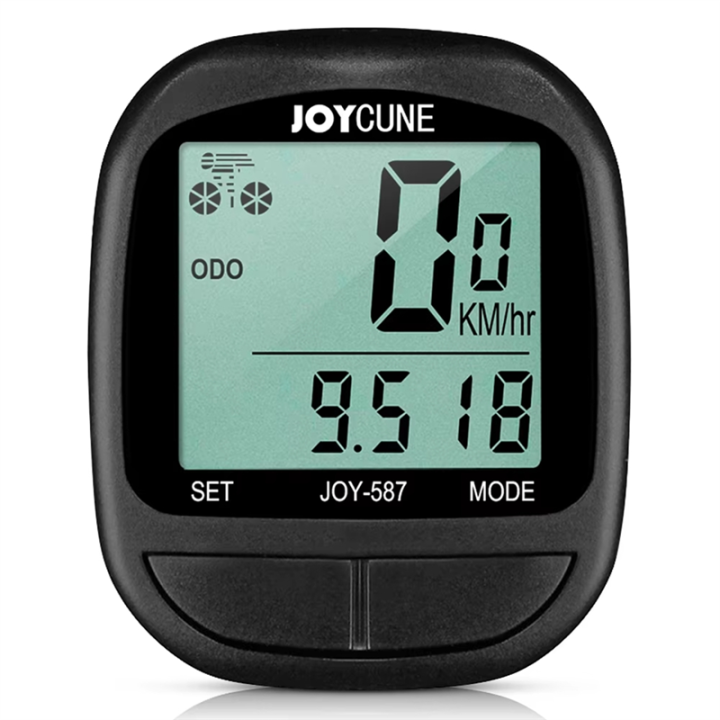 Bicycle Computer Waterproof Wired Speedometer Odometer Stopwatch Cycle ...