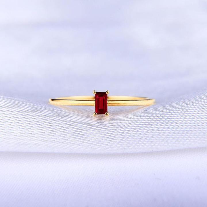【Unlimited repurchase】Direct selling imitation natural red garnet ring ...