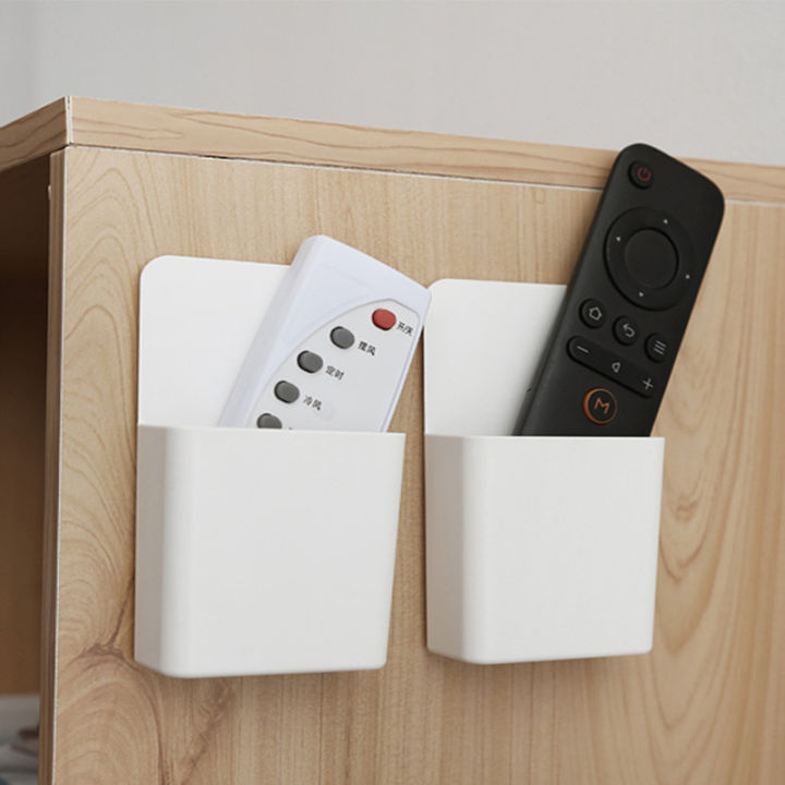 Wall Mounted Organizer Storage Box Remote Control Air Conditioner Stand ...