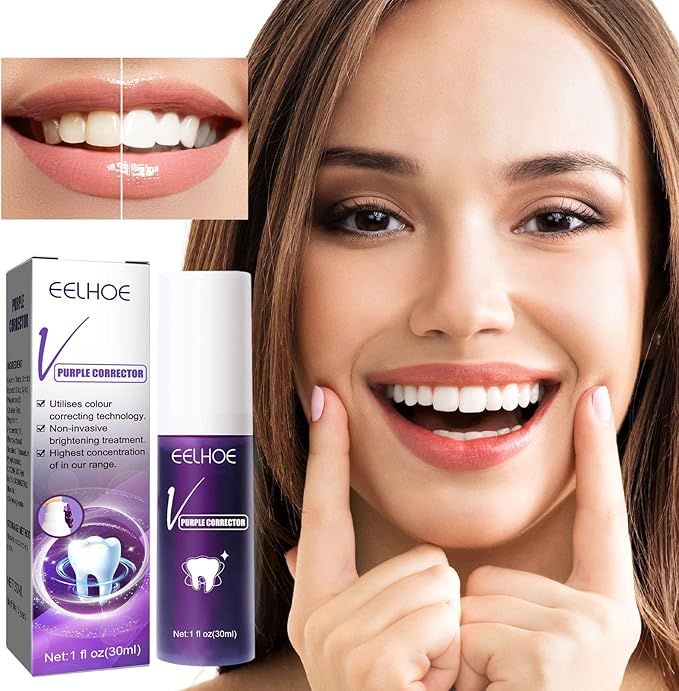 Purple Toothpaste, Whitening Color Corrector, Teeth Cleaning Toothpaste ...