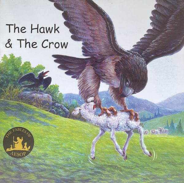 The Hawk & The Crow, Children's Book, Pictorial, Aesop's Fables | Daraz ...