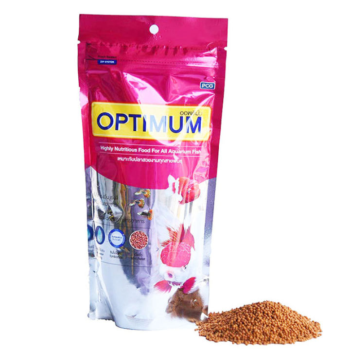 Optimum 100gm Highly Nutritious Fish Food For Aquarium Fish By ...