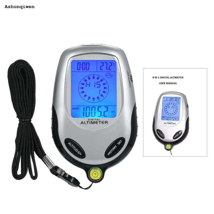 Ashunqiwen ZD-2028 Digital Altimeter Handheld Altimeter Compass ...