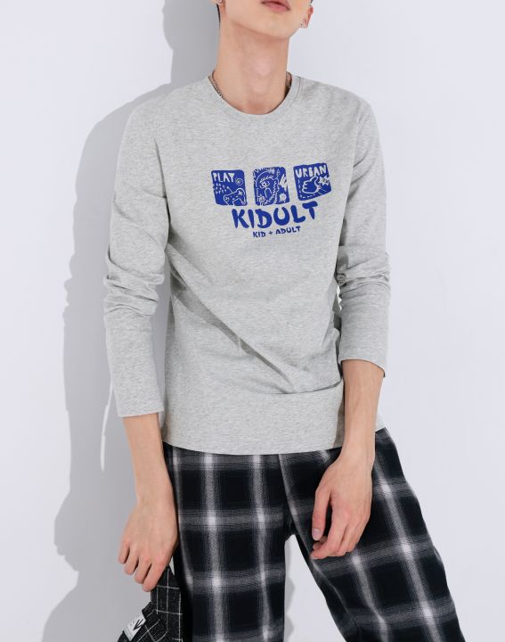 |JeansWest| Men's Full Slevees Kidult Print T-shirt | Daraz.com.np