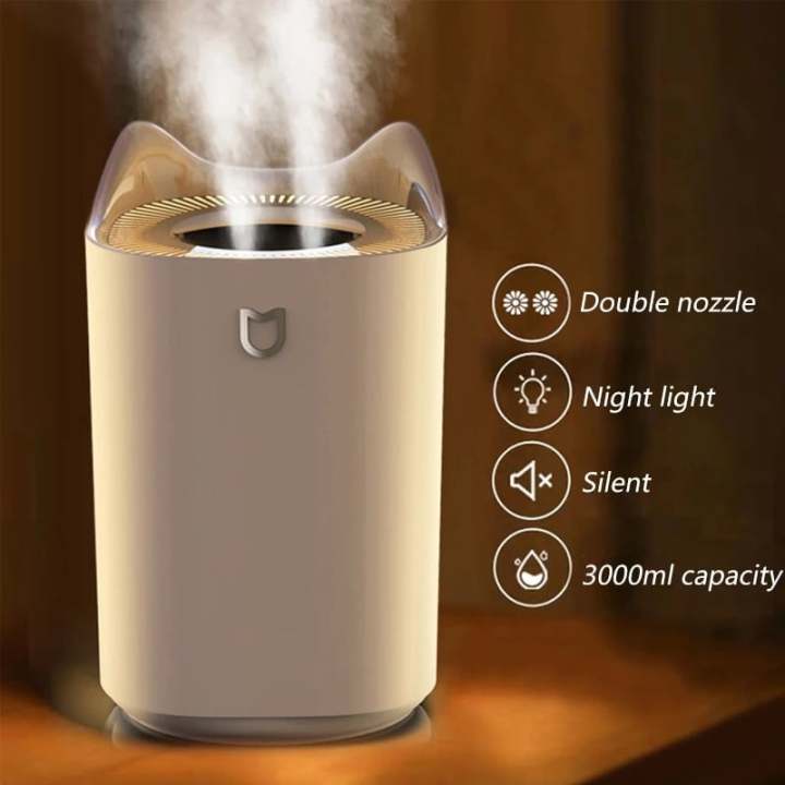 Double Sprayer 3.3L Cute Cat Essential Oil Aroma Diffuser H2O ...