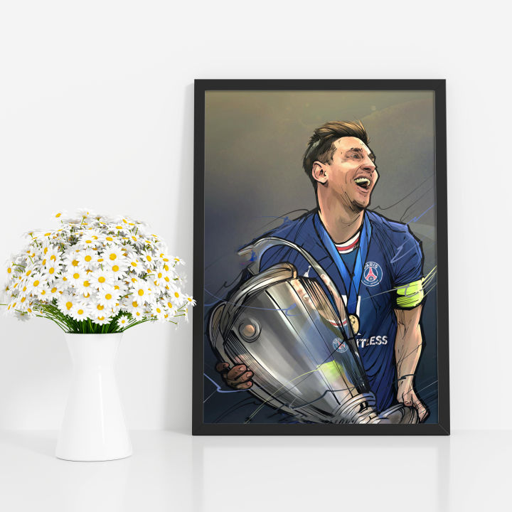 Messi Psg frame/ Messi 30 / Messi photo | Daraz.com.np