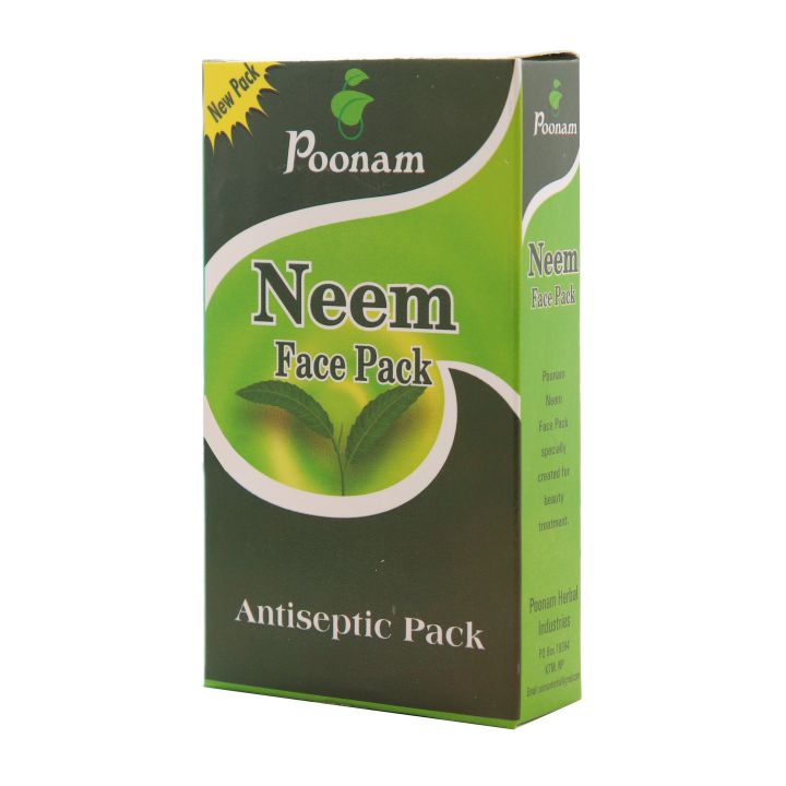 Poonam Herbal Neem Face Mask Pack - 50 Gm | Daraz.com.np