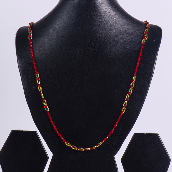 Crystal and Japanese Pipe Pata Mala For Women (Set Of 10) | Daraz.com.np