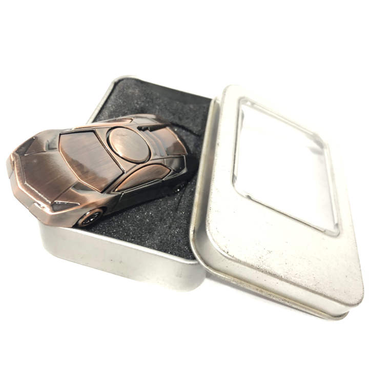 Metal Fidget Spinner Car Design with Box / Metallic Hand Spinner Toy ...