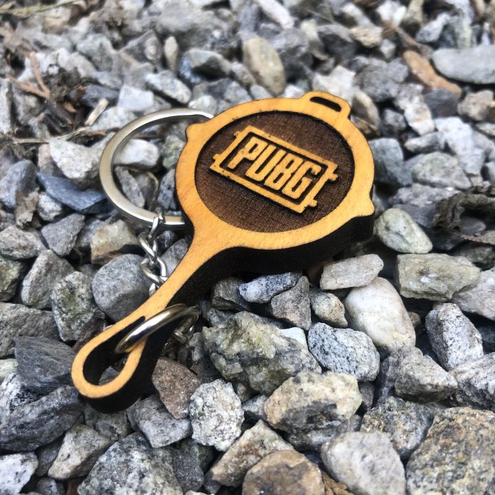 PUBG - Pan - All Natural Nepali/Nepalese Wood/Wooden Keyring/Keychain ...