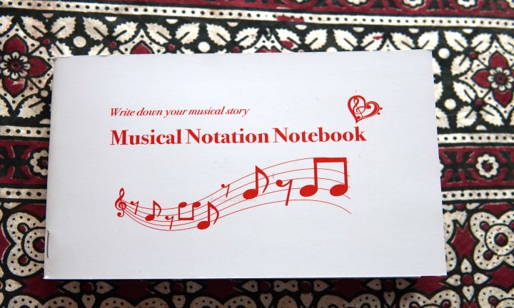Musical Notation Notebook / Dairy | Daraz.pk
