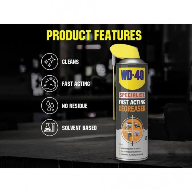 Degreaser - WD 40 - High Performance | Made in UK | 500ml | Daraz.pk