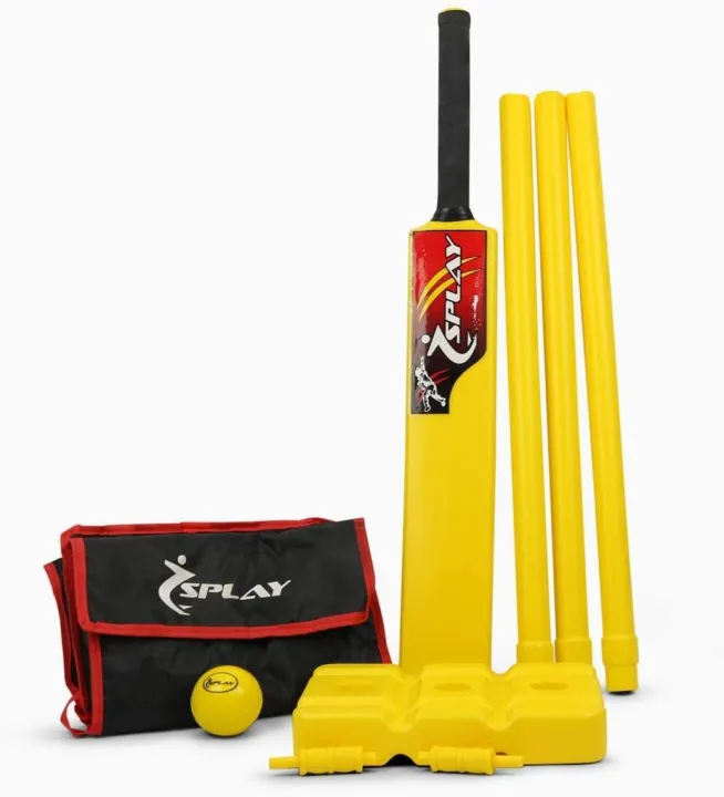 Splay Plastic Cricket Kwik Set for Children and Adults with Carry Bag ...