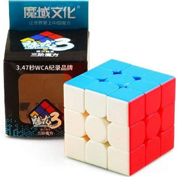 CuberSpeed 3x3x3 stickerless Magic Cube 3X3 Cubing Classroom Meilong ...