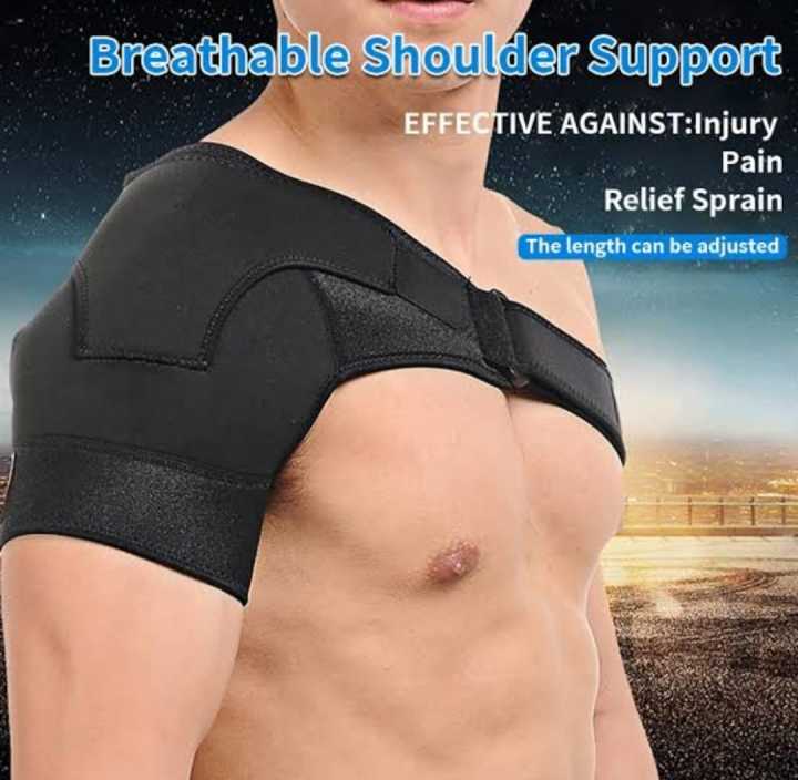 Shoulder Support Brace Stability Pressure Rotator Cuff Strap Shoulder ...