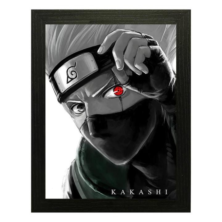 Naruto Anime Poster Frame, Framed Anime Kakashi Posters - Raqeeq OFD150 ...