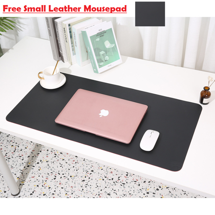 Luxury Original PU Leather Mouse Pad Large Gaming Mouse Pad Smooth ...