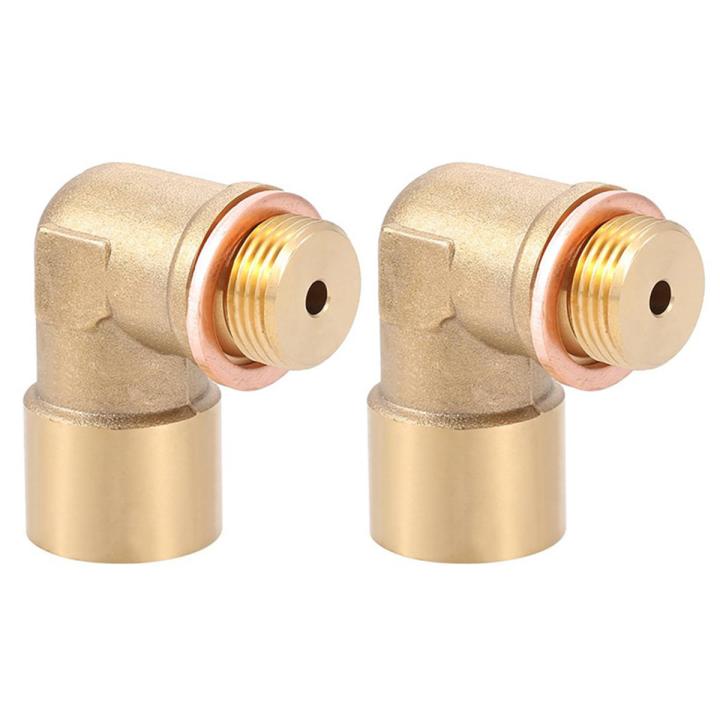 2X Angle 90Degree Lambda O2 Oxygen Sensor Extender Spacer for Decat ...