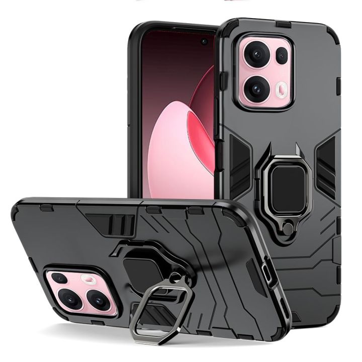 Oppo Reno 13F/13 Pro 5G Back Cover | Dual Layer Armor Defender Full ...