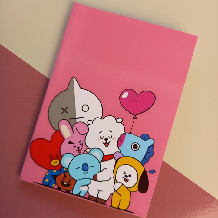 BT21 (Pink) A6 size Card - 15 x 10 cm | Daraz.pk