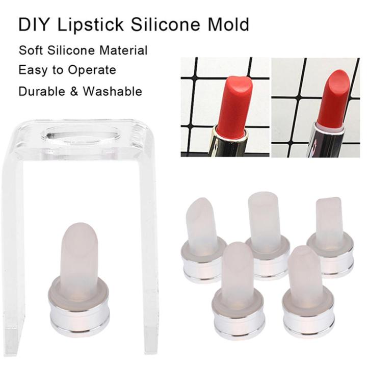3Pcs / Set DIY Lipstick Mold Tool Kits 12.1Mm Tube Lipstick Mold Diy ...