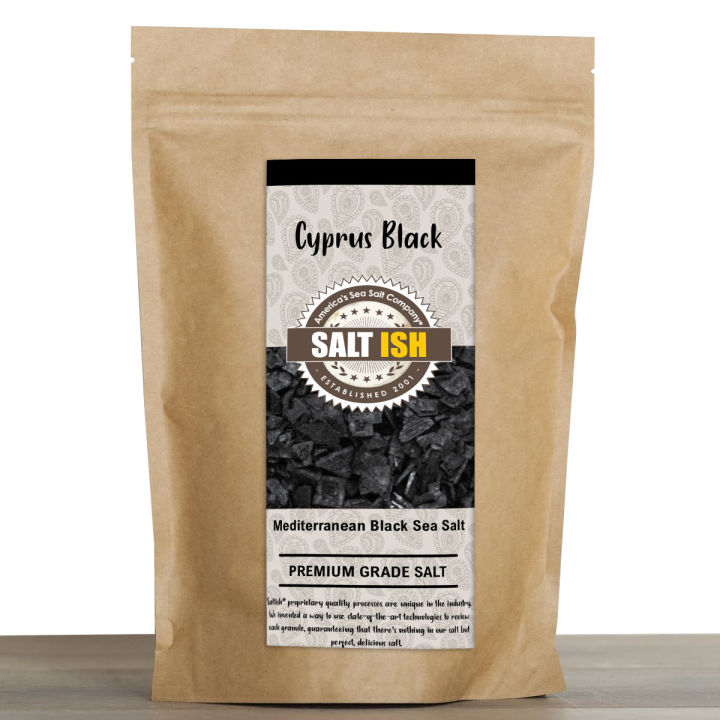 Cyprus Black Mediterranean Black Sea Salt Flakes COARSE GRAIN 500 g ...