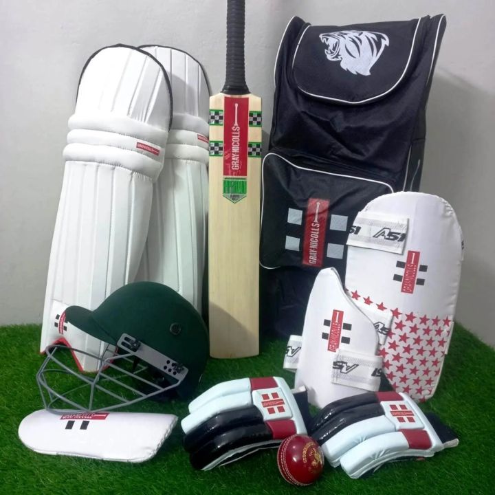 Gray Nicolls Hard Ball Cricket Kit for 9 to 20 years+ for adults Set of ...