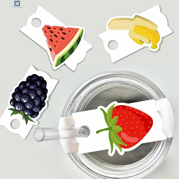 Childrenworld Durable Glass Label Stickers 40oz Acrylic Cup Lid Labels ...