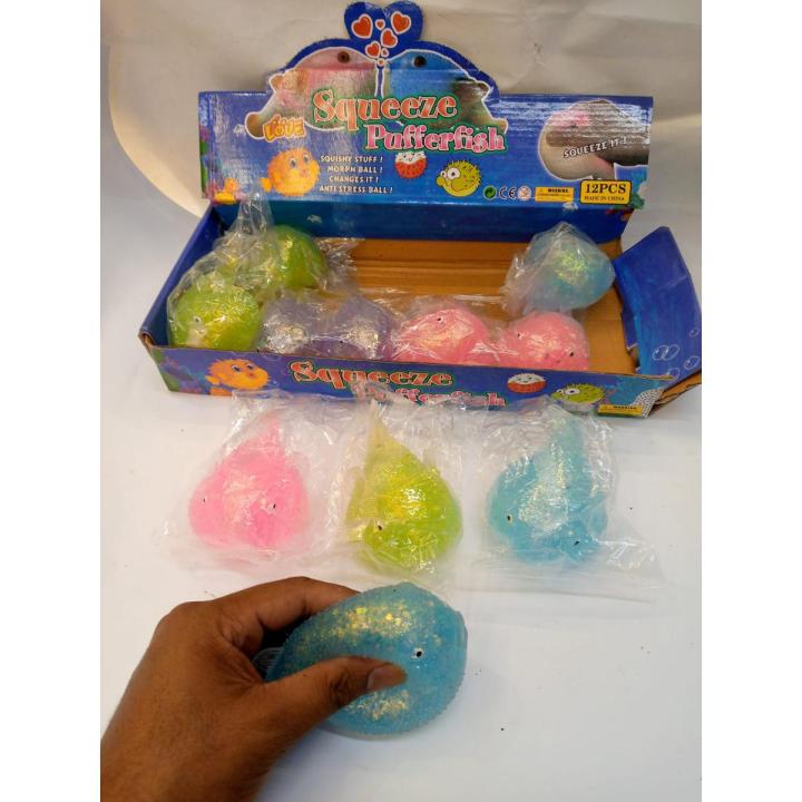 Stress Release Puffer Fish Extra Soft Toy - 1 Piece | Daraz.pk
