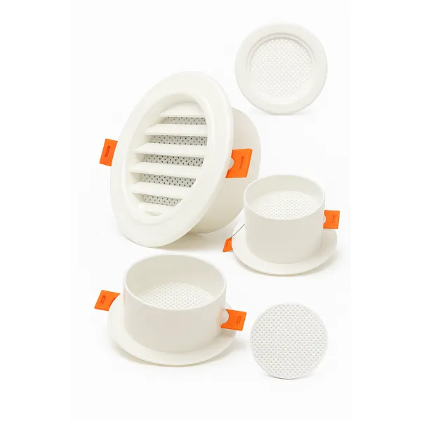 False Ceiling Exhaust Ventilation Fan Shutter – 4 Inch Round Plastic ...