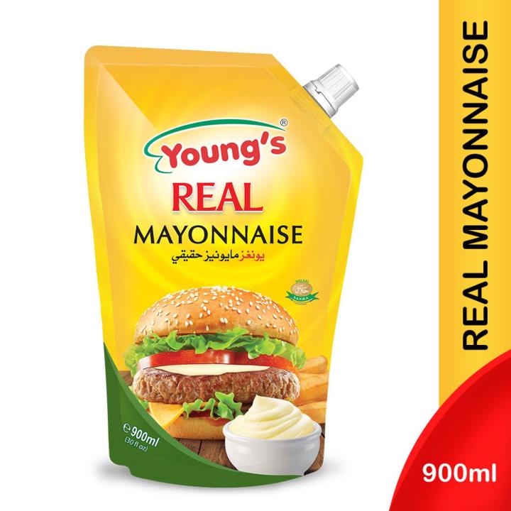 Young's Real Mayonnaise 900 ml Pouch | Daraz.pk