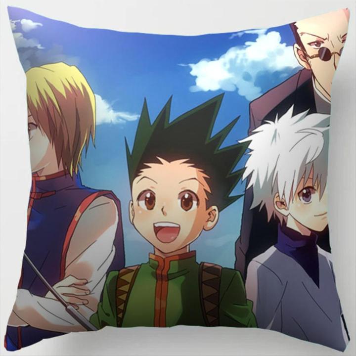 45CM Anime HUNTER Hisoka Kurapika Killua Zoldyck Print Pillowcase ...