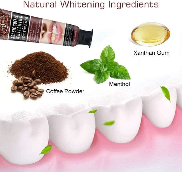 AICHUN BEAUTY Arabic Coffee Whitening Toothpaste Fresh Breath Repair ...