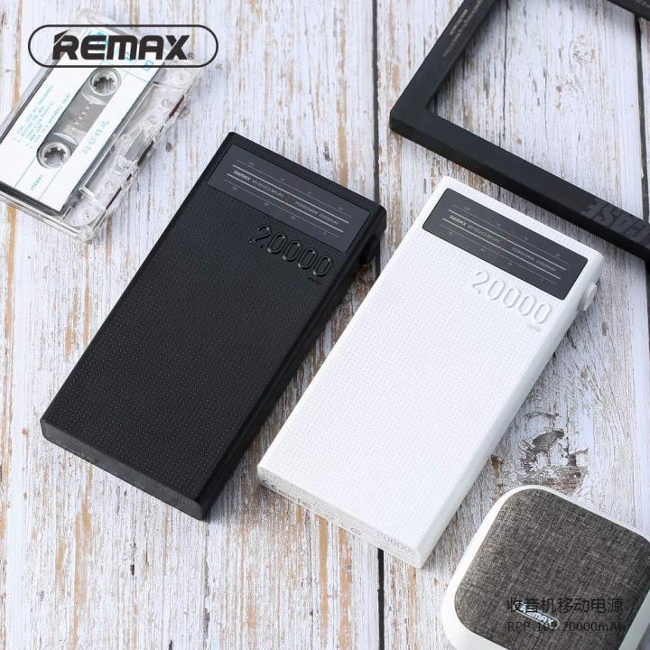 REMAX Mobile Phones Power Bank Radio Series RPP-102 Power Bank 20000mAh ...