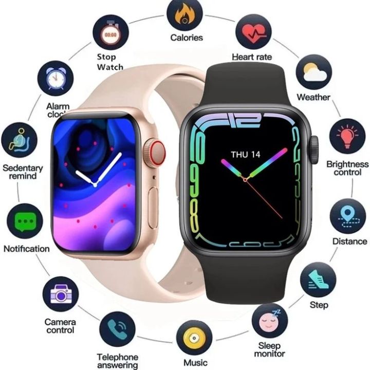 DT 900 Smart Watch with 1.99 inch Display | 14 Days Continues Working | Sport Fitness Bluetooth ...