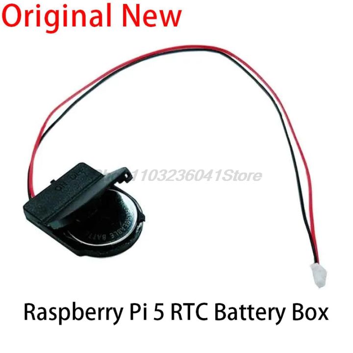 For Raspberry Pi 5 RTC Battery Box Real Time Clock Holder with Battery ...