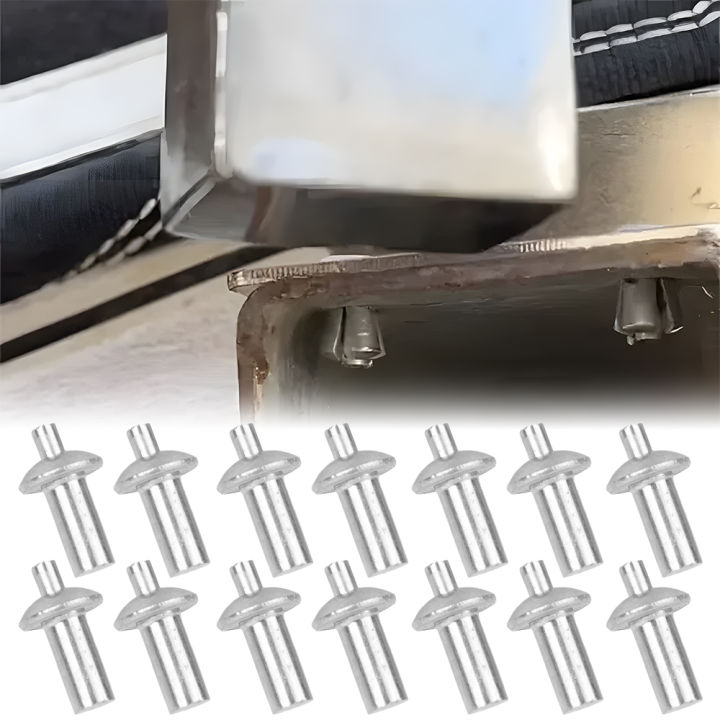 10Pcs/Set 7/9/11Mm Aluminum Alloy Impact Perforated Semi-round Head ...