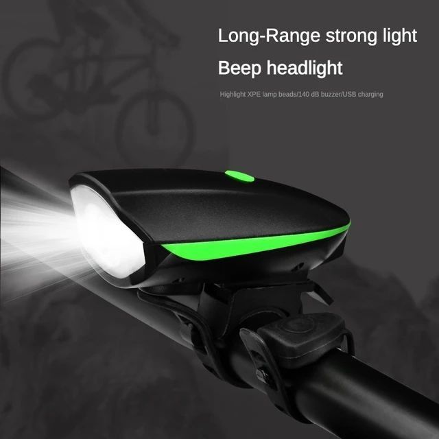 Cycle headlight rechargeable - front bright light - high quality- long ...